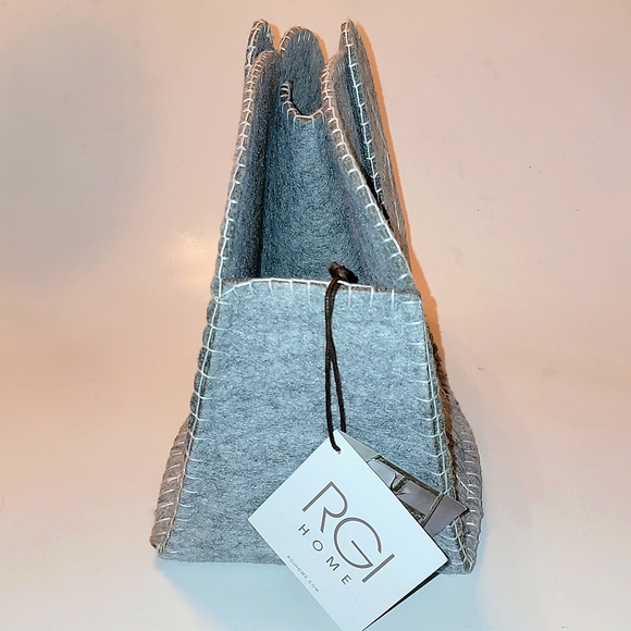 RGI HOME | Accents | Rgi Home Grey Felt Elephant Shaped Nursery Storage ...